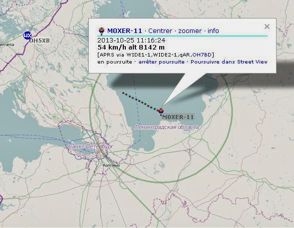 ALERTE-RADIOSONDES: COUP D'OEIL sur les MOXER APRS de Léo