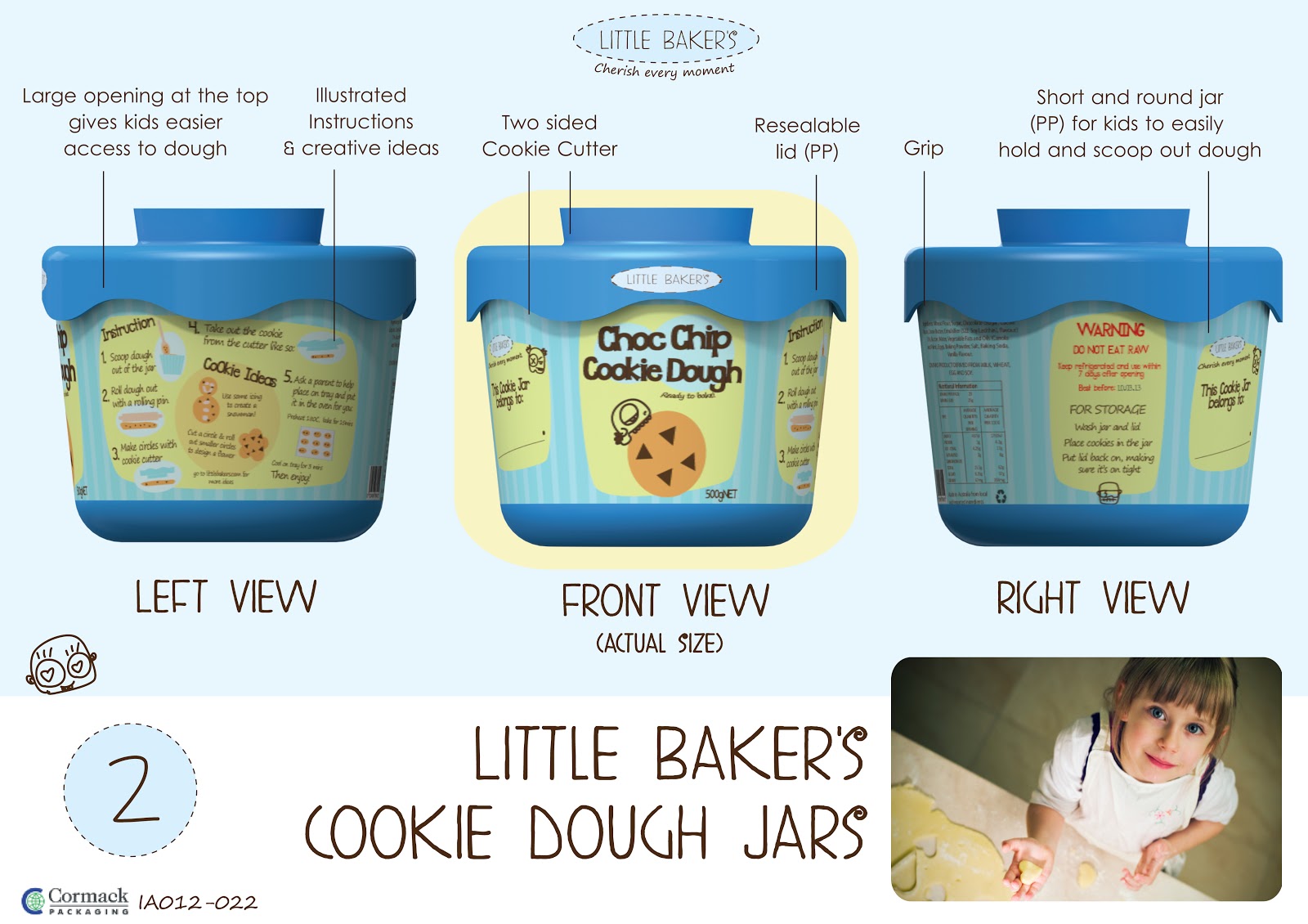 Cormack Packaging Innovation Awards: Little Baker's Cookie Dough for ...