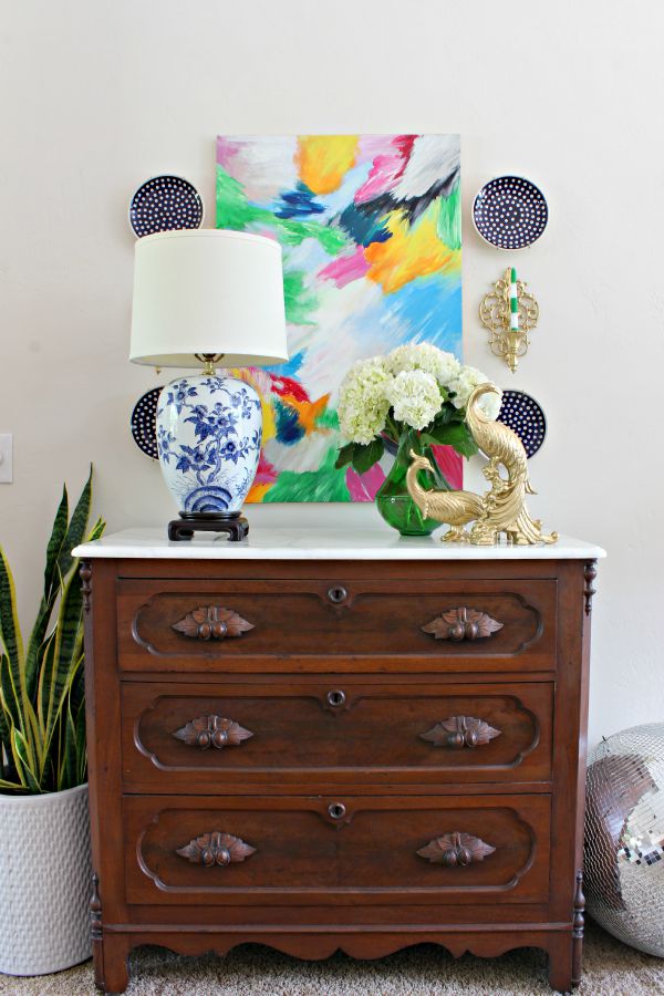 LAYERED CANVAS WALL ART TUTORIAL | Dimples and Tangles