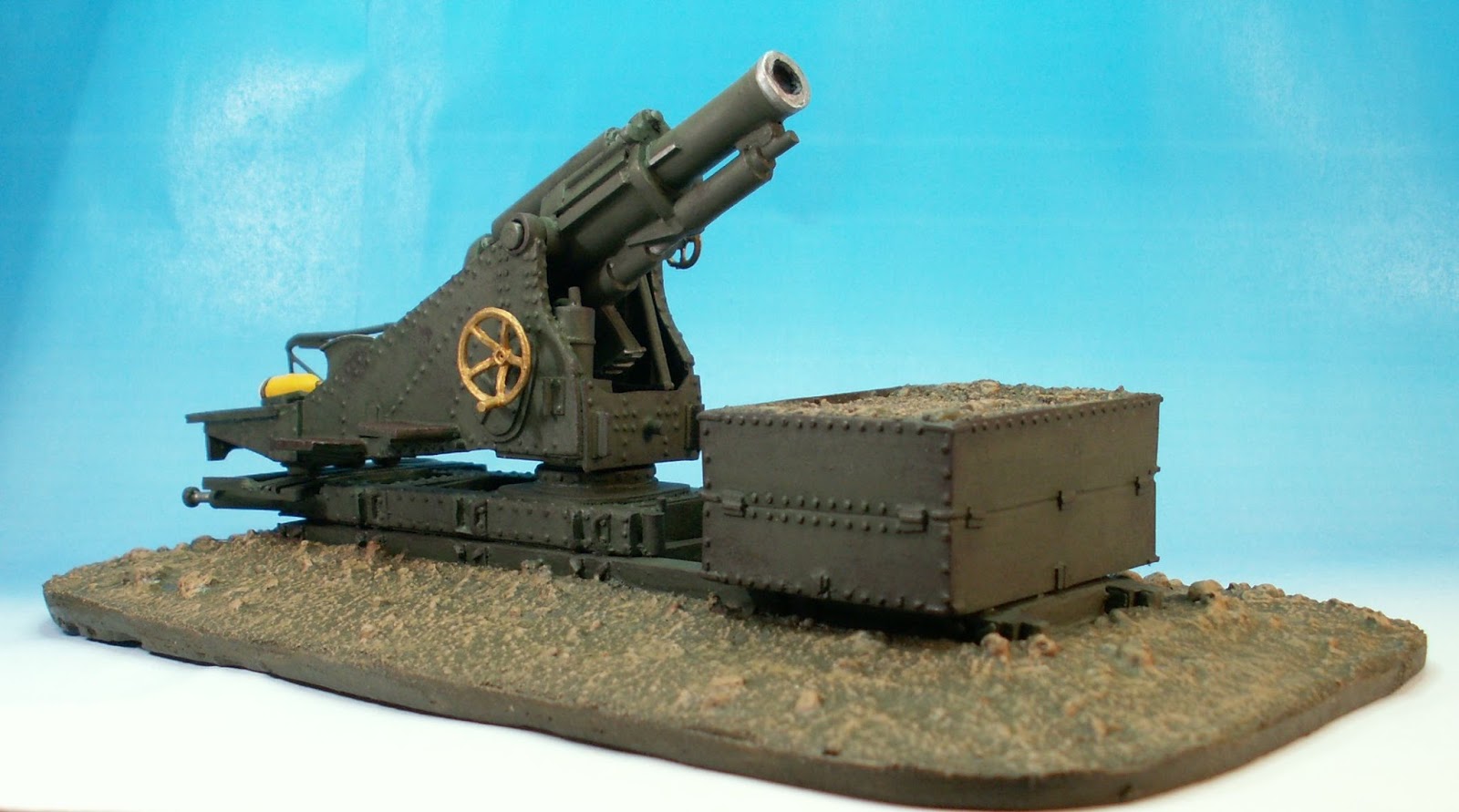 Over Open Sights: 9.2 inch Howitzer.