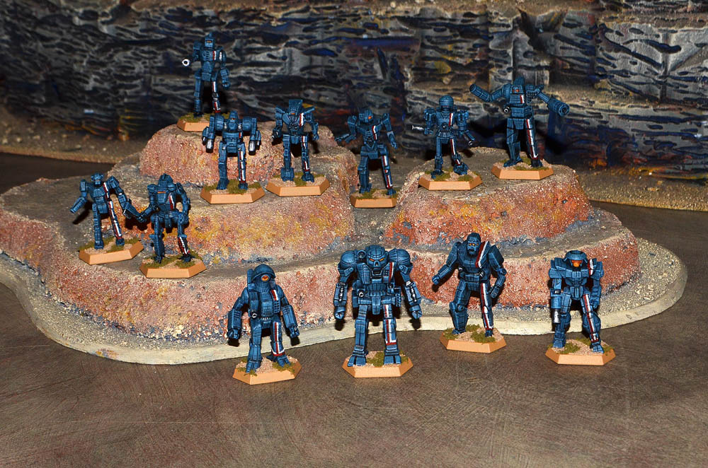 Nate Miller's Tabletop Games: A.F.F.S. Davion Guard company. Battletech ...