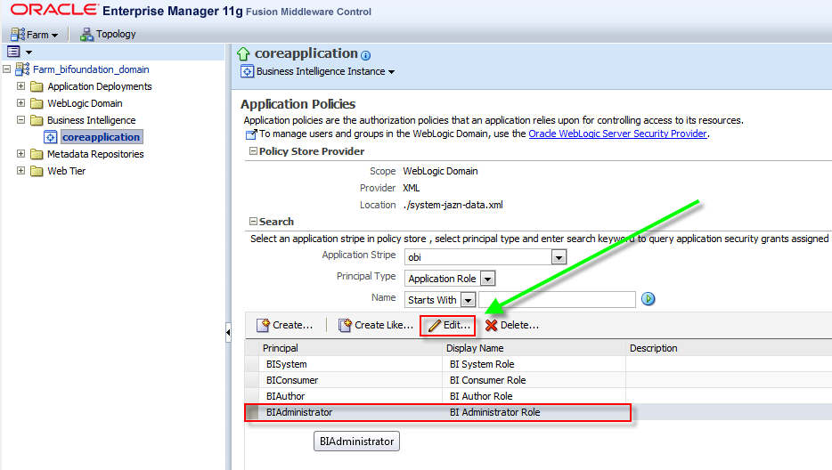 Oracle BI по-русски: BIEE 11g: список информационных панелей (PL/SQL)