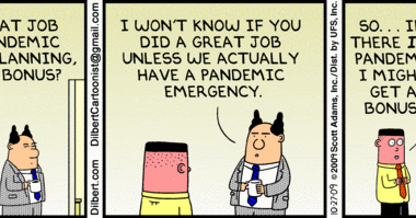 IT Governance and Audit: Dilbert on Pandemic & Disaster Recovery