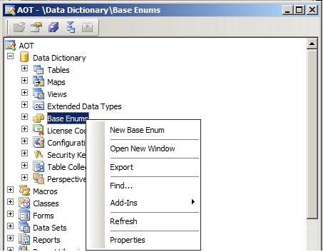 AX Note: Seputar Type Data "Base Enum"