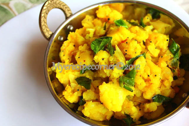 Mye's Kitchen: Potato Podimas/ Urulaikizhangu Podimas