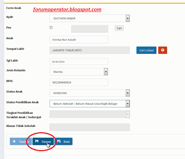 CARA ISI DATA RIWAYAT KELUARGA PUPNS - Biologizone
