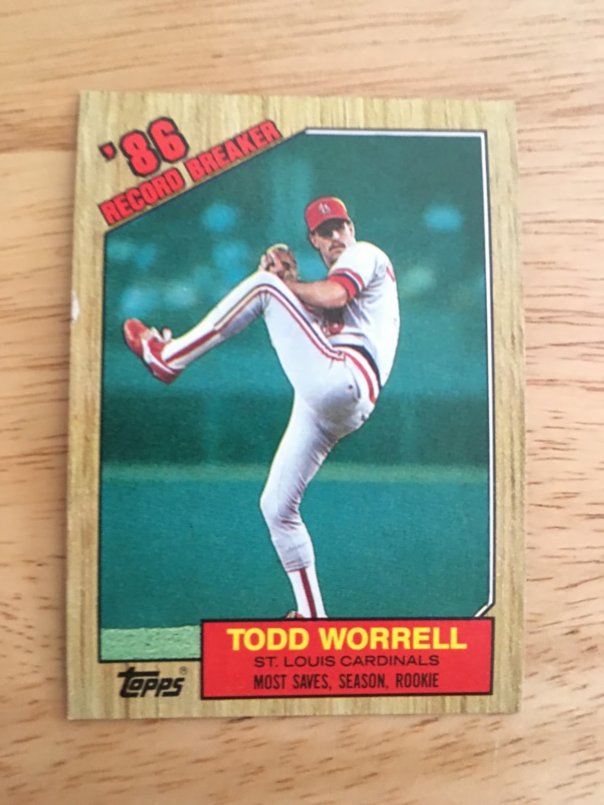 1987 Topps: 30 Years Later: Cards 1-7: '86 Record Breakers