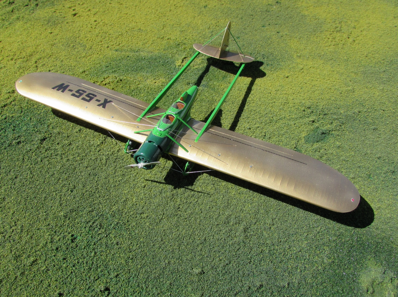 Wings of Intent: EMSCO Flying Wing, 1/72nd scale scratchbuilt