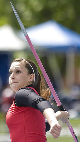 My back began to hurt after throwing the Javelin two weeks ago she said ...