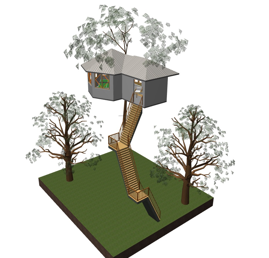 Qiukang's ARCHDRC Blog: Lab Two-Tree house