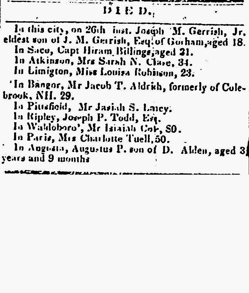 AnceStory Archives: Gerrish Line Part 2 with Joseph Merriner Gerrish