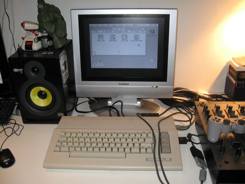 RGCD: Running GEOS on the Ultimate 1541-II (C64)