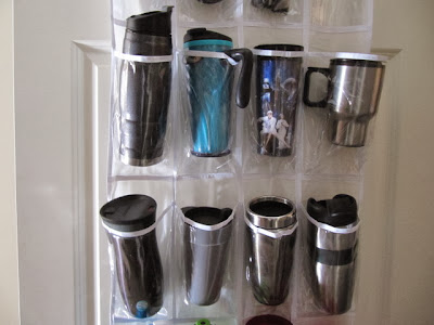 Sew Many Ways...: Organizing Your Travel Mugs...