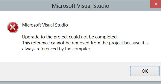 Daniel Ballingers Windows Phone 8 Project Update Fails With Reference Cannot