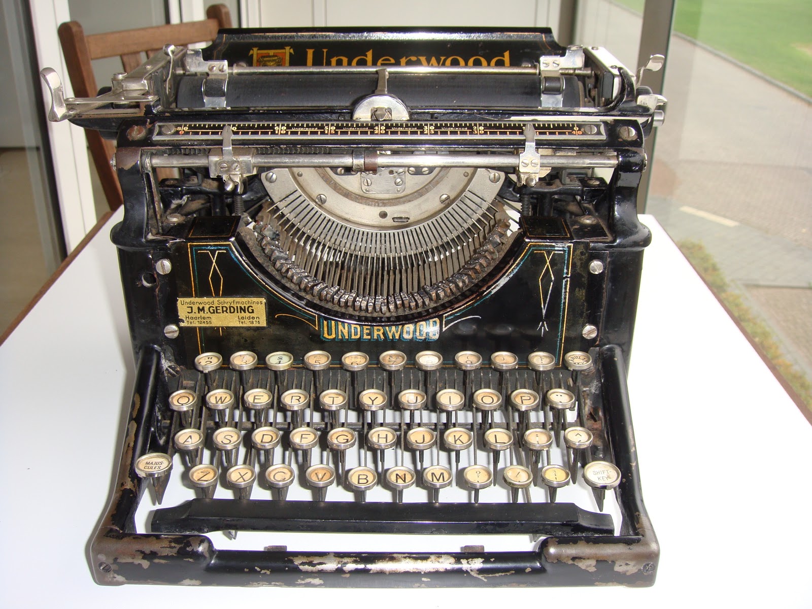 FRANK´S TYPEWRITERS: Early Underwood 5 typewriter