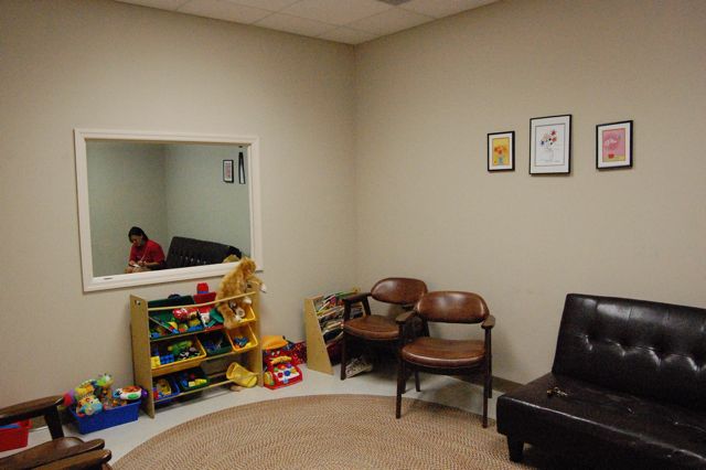 Down and Out Chic: Foster Care Visitation Room: Before & After