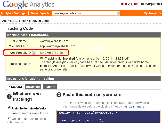 Setting up Google Analytics for your blog | Blogger-Hints-and-Tips