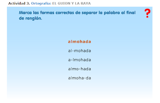 Mi aula en la mochila: SIGNOS DE PUNTUACIÓN: El guión y la raya
