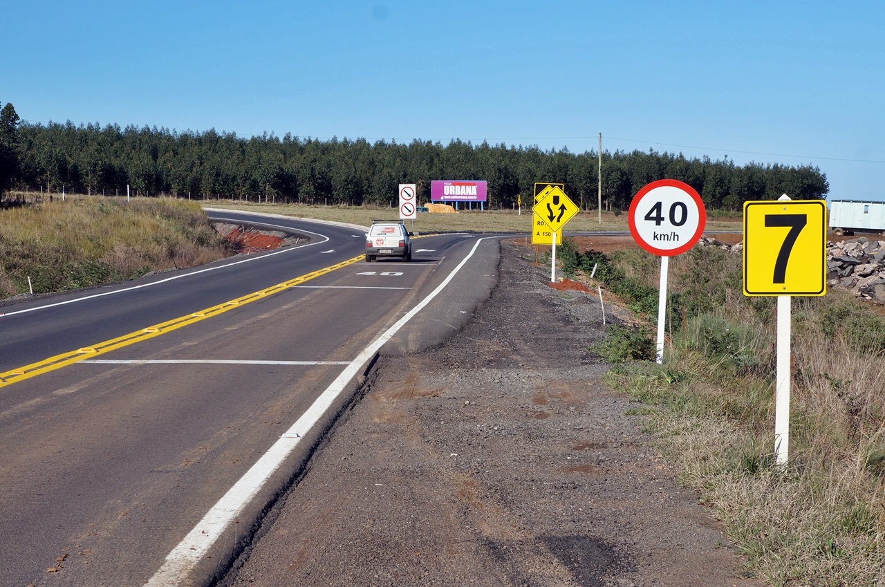 Caderno7: Trevo da BR-158 entre São Gabriel e Rosário do Sul está pronto