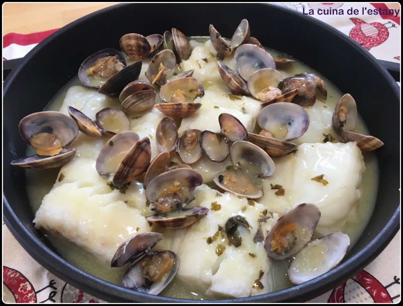 La cuina de l'estany: BACALLÀ AMB SALSA VERDA