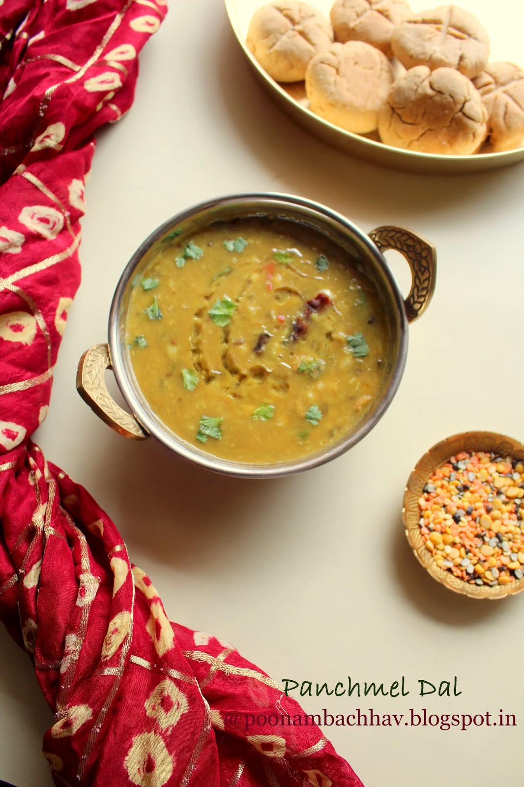Annapurna: Panchmel Dal / Rajasthani Panchratna Dal Recipe