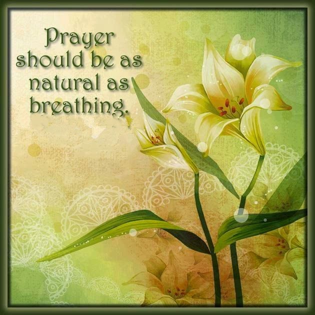 Living in the Peace Zone: Prayer Should Be As Natural As Breathing