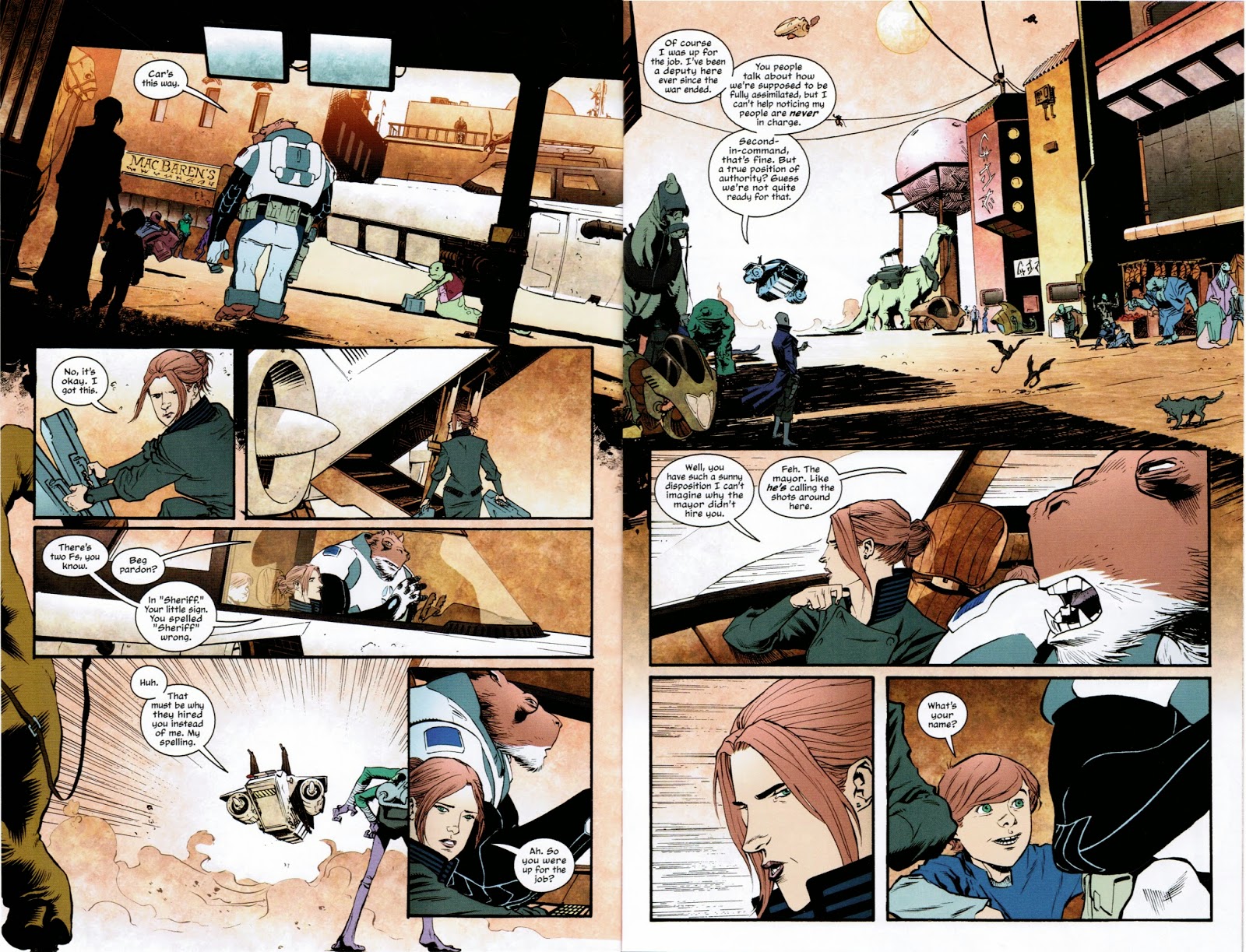 UW Comics Theory Class Blog: Copperhead #1: Layout, Style, and Colour ...