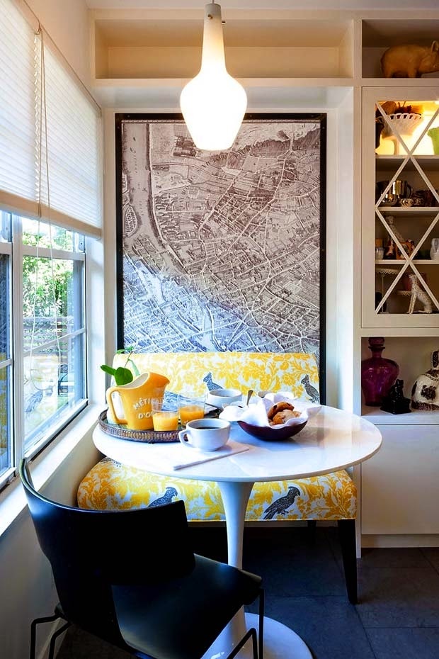 Comfortable kitchen interior design in light colors