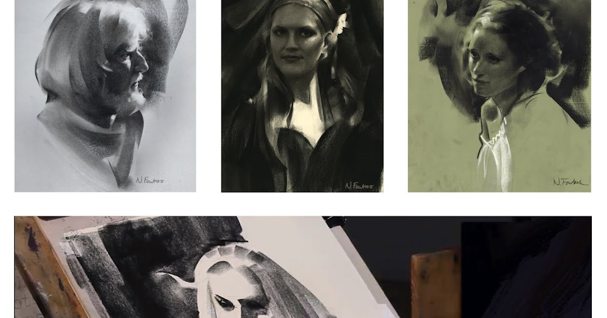 Nathan Fowkes Art: Portrait Drawing Workshop on August 18!