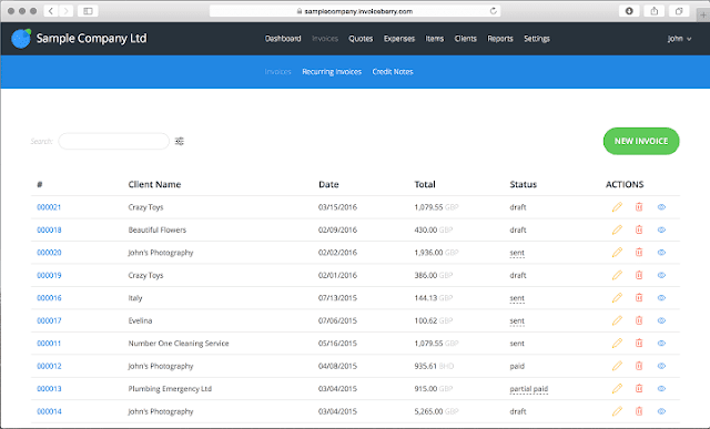 Create Invoice & Track Business Expense Online with InvoiceBerry ...