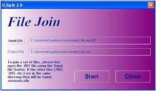 HJSplit : How to join a file with hjsplit - Sagari chan