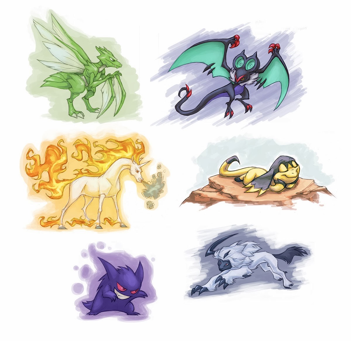 Laura Ambrosiano: Normal Maps, Doodles, Sugar Rush, Pokemon