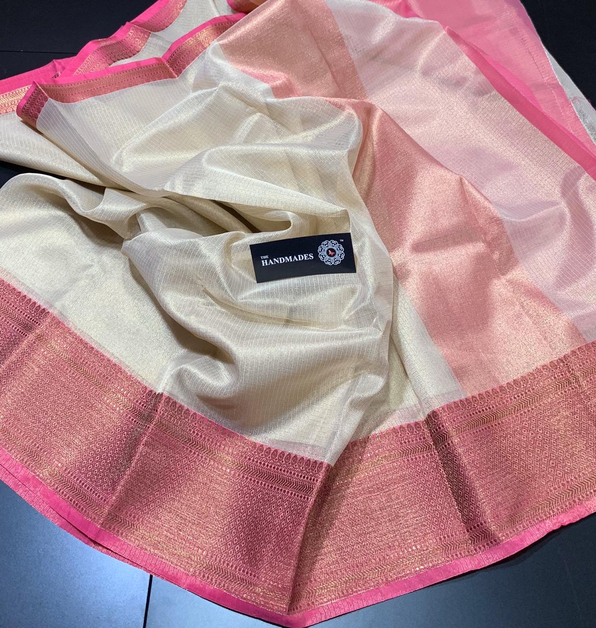 Handloom tissue sarees