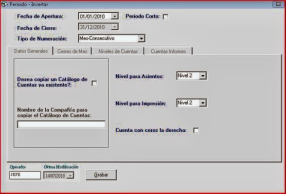 Galac: Estructura del Sistema de Información Contable Galac en las Pymes