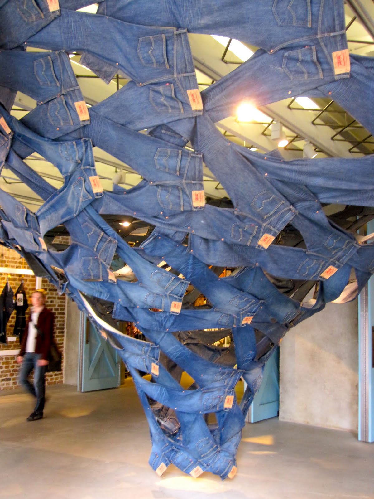 My Windows: Levis Denim Art, Regent Street