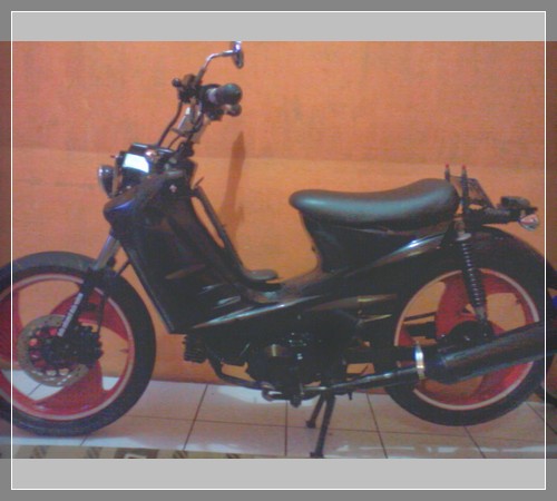 Gambar Modifikasi Shogun Kebo 110 Trail Road Race Ceper Terkeren 2020