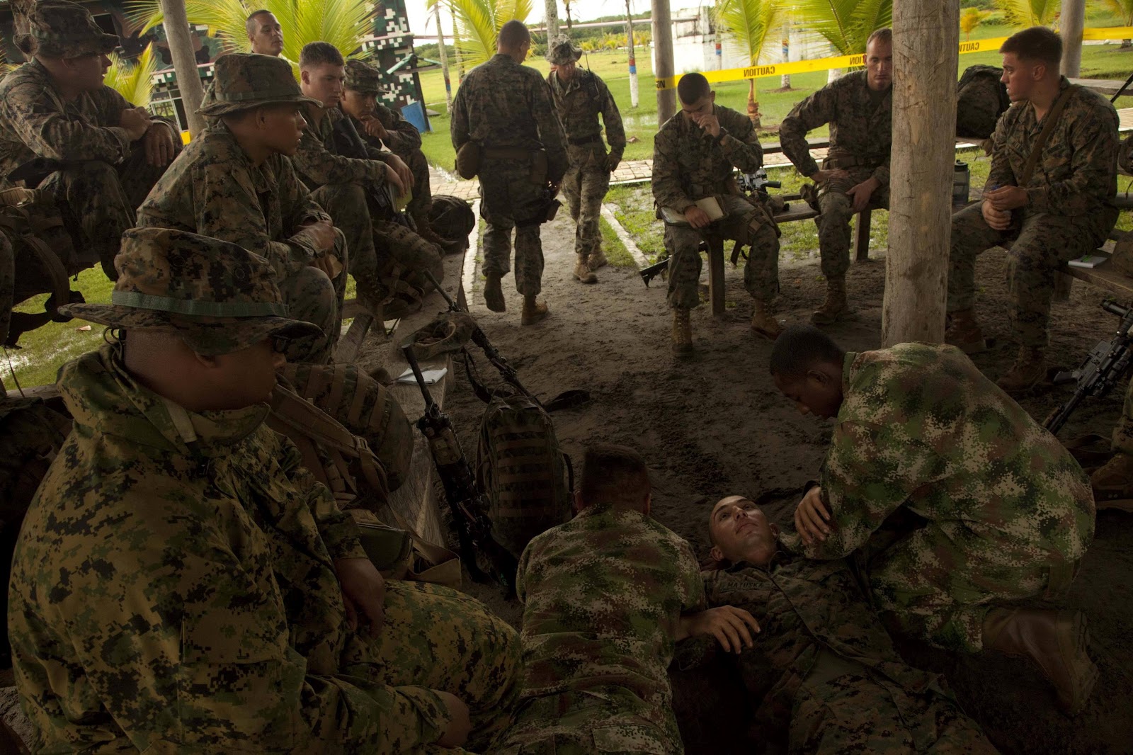 Miembros del U.S.M.C. Entrenados por la Infantería de Marina de ...