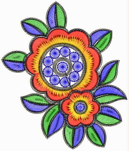 EmbDesignTube: Perfect Summer Floral Patch Designs Collection Of 2014