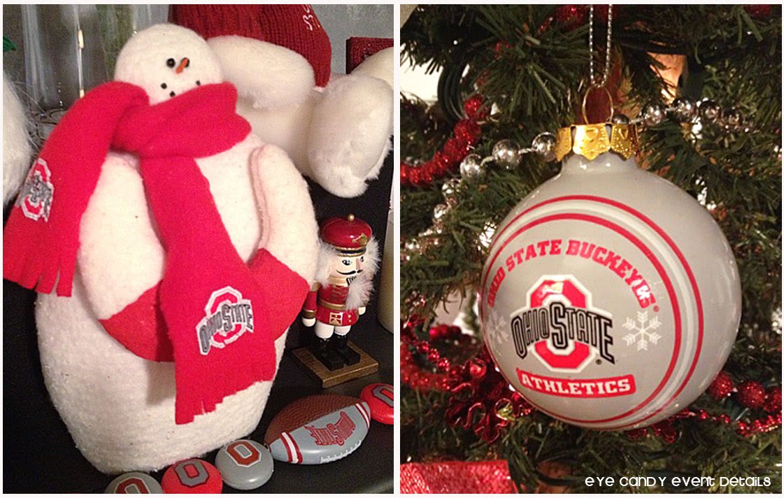 Eye Candy Creative Studio: {HOME} Man Cave Christmas Decor + OSU Tree