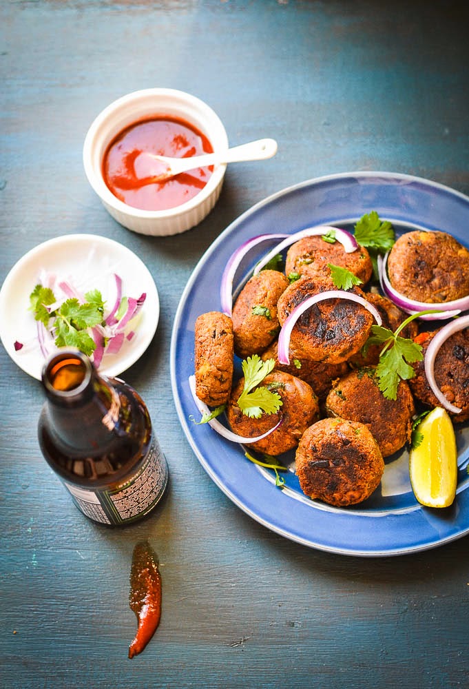Mix and Stir: Shami Kebabs : Round Minced Meat Rissoles