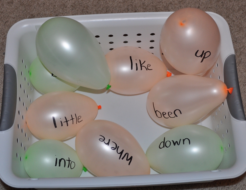 Memorizing the Moments: Sight Words Balloon Pop