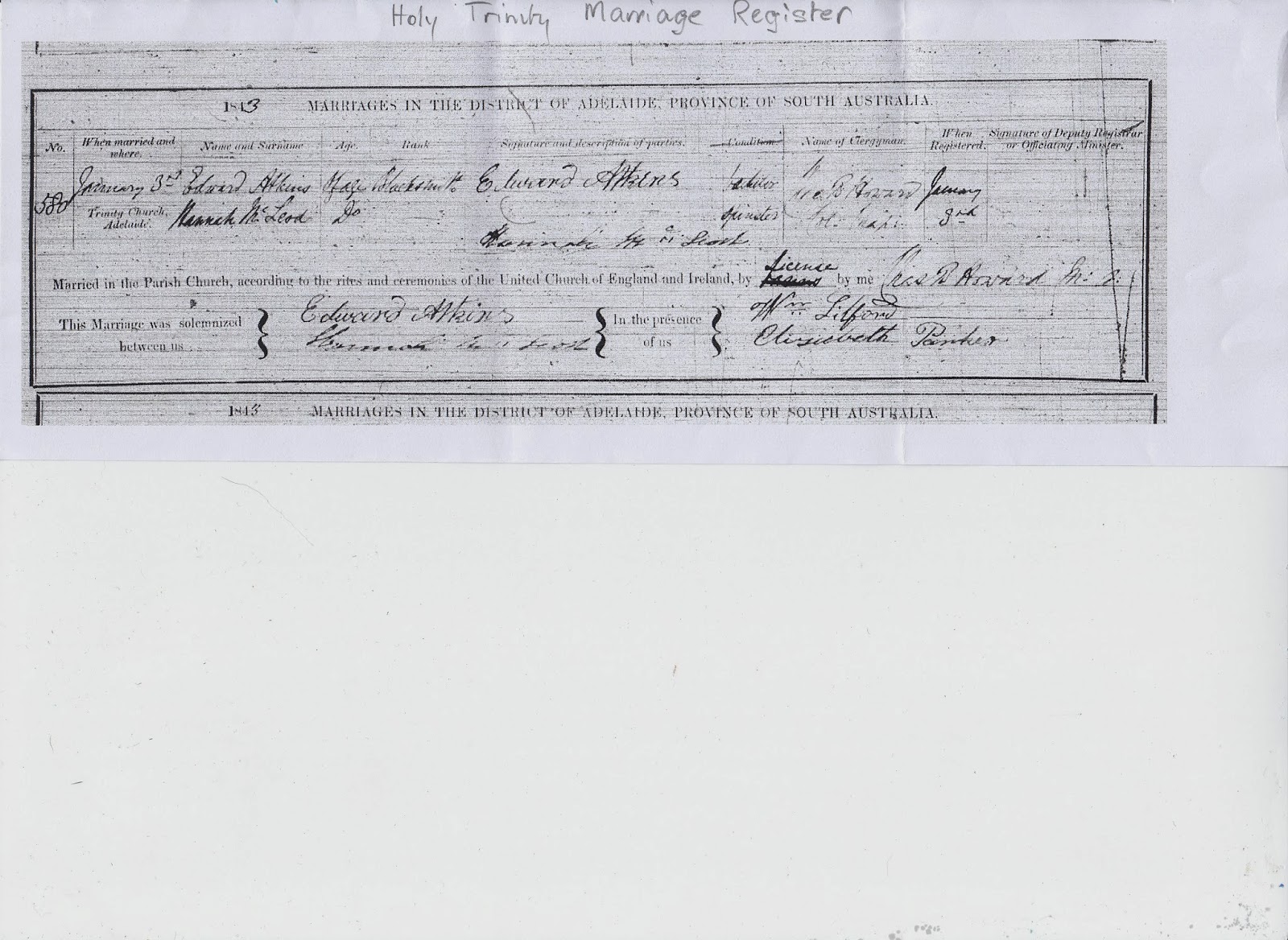 Finding Charlie Ross: Henry Edwin Atkins and our Edward Atkins may well ...