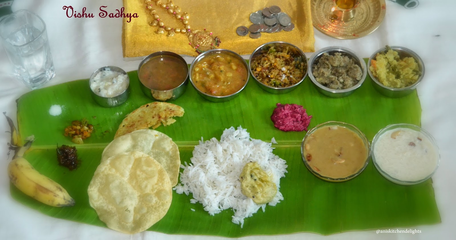 Anu's Kitchendelights: Vishu Sadhya Recipes - Happy Vishu kanni ...