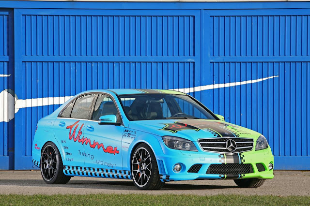 Blue-Green Mercedes-Benz C63 AMG by Wimmer RS - Car News