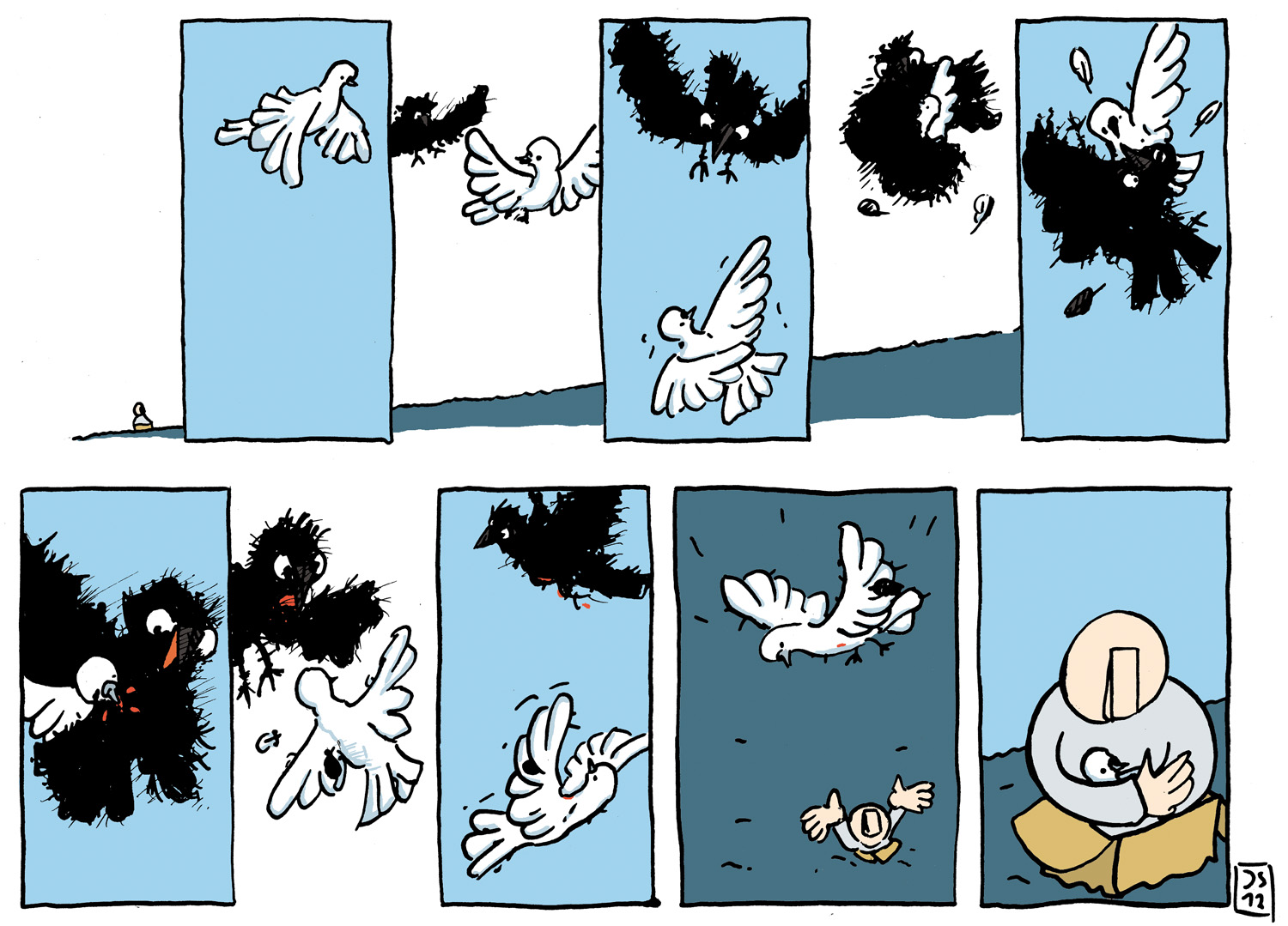 Herr Trübsinn: Noah: Die Taube und der Rabe