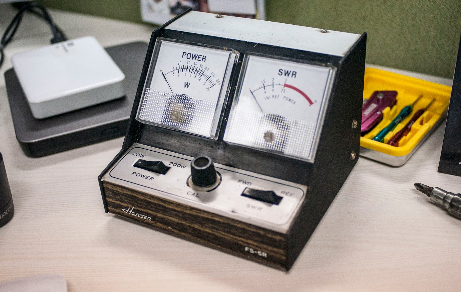 VINTAGE RADIO : HANSEN SWR-POWER METER model FS-5R ( SOLD )