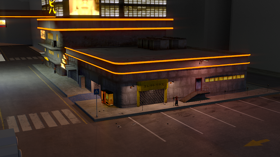 EdgeTown - A Race Map for a UDK Game - Works in Progress - Blender ...
