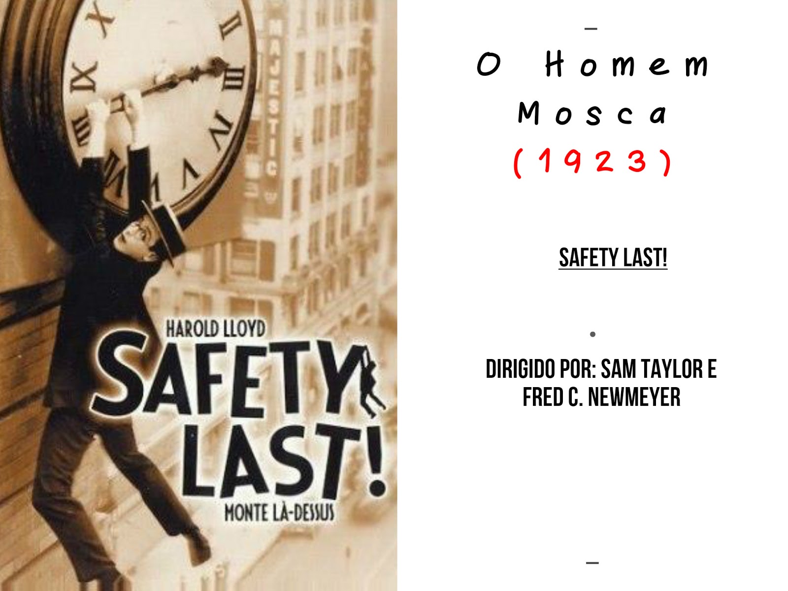 HAROLD LLOYD NO CINEMA - PIPOCA 3D