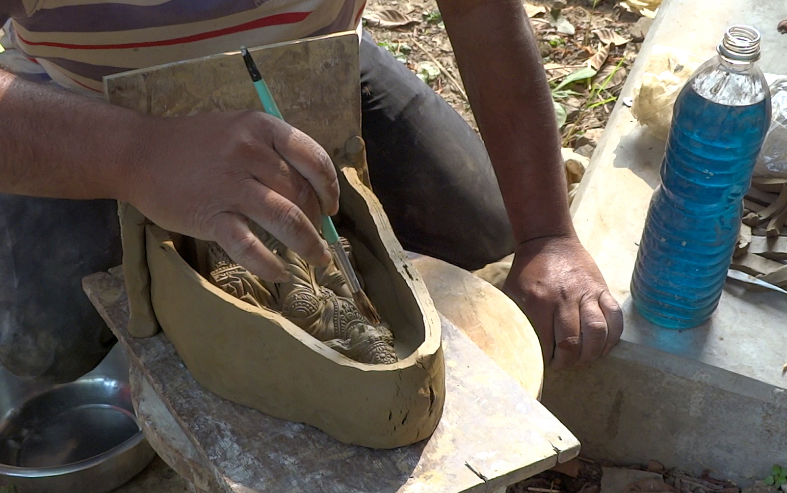 Step-By-Step Mold making tutorial for clay art ( Sculpture ).