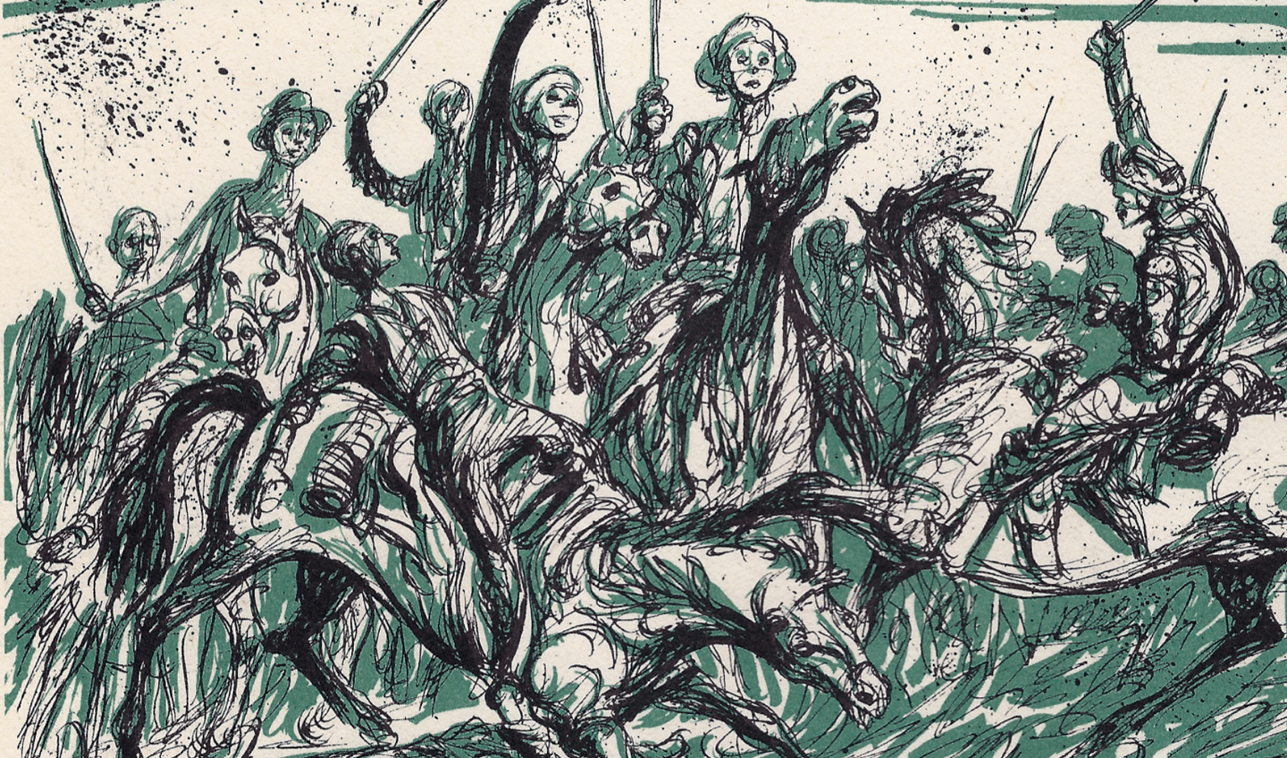 head medicine: The Bernard Krigstein Illustration Archive: "Border Hawk ...